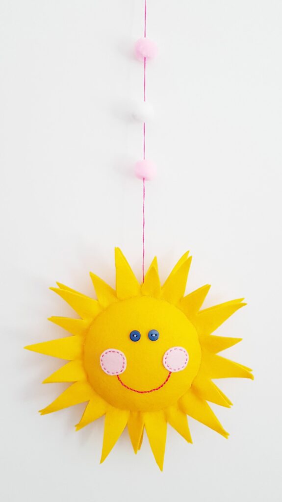 The Sun Sewing Pattern I Easy & Cute Felt Project For Beginners