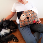 CUTE DOG PILLOW | make a gift for dog lovers | sewing pattern & tutorial